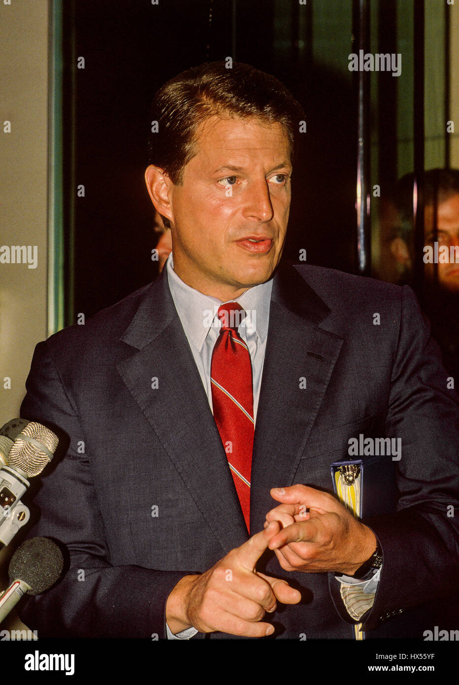 Democratic Senator Albert Gore Jr. the Vice-Presidential candidate ...