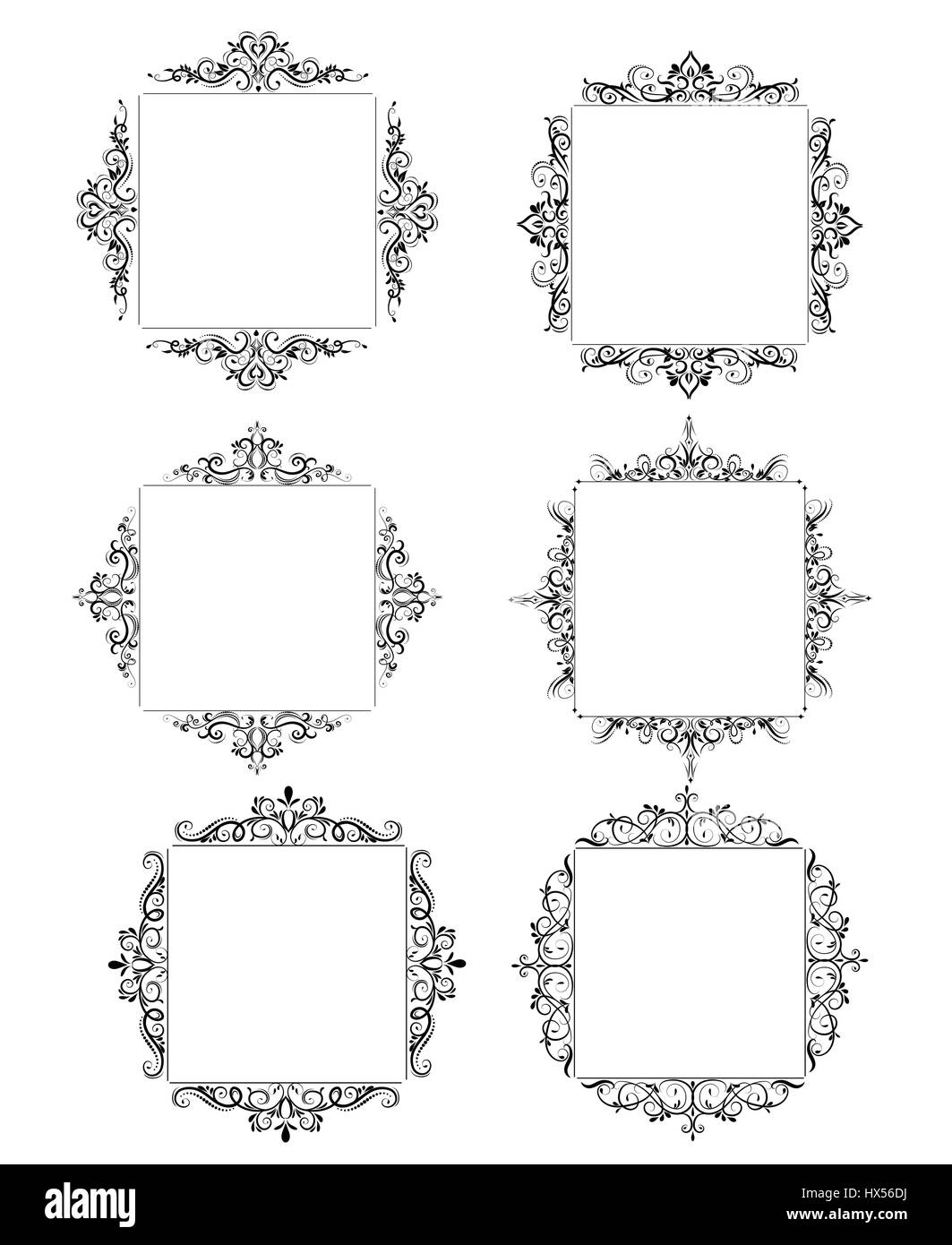 Vintage baroque frame Stock Vector Image & Art - Alamy