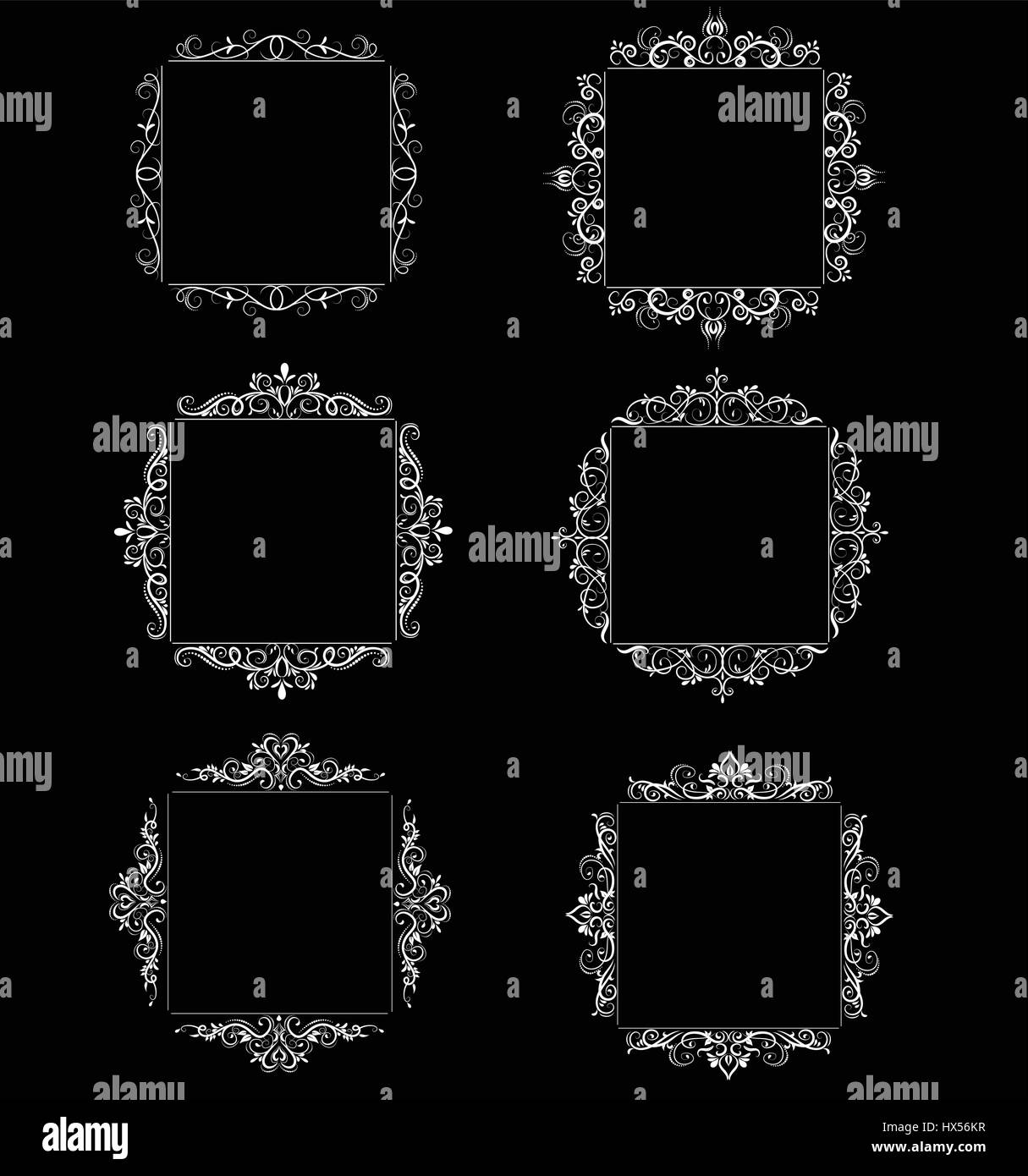 Vintage baroque frame Stock Vector Image & Art - Alamy