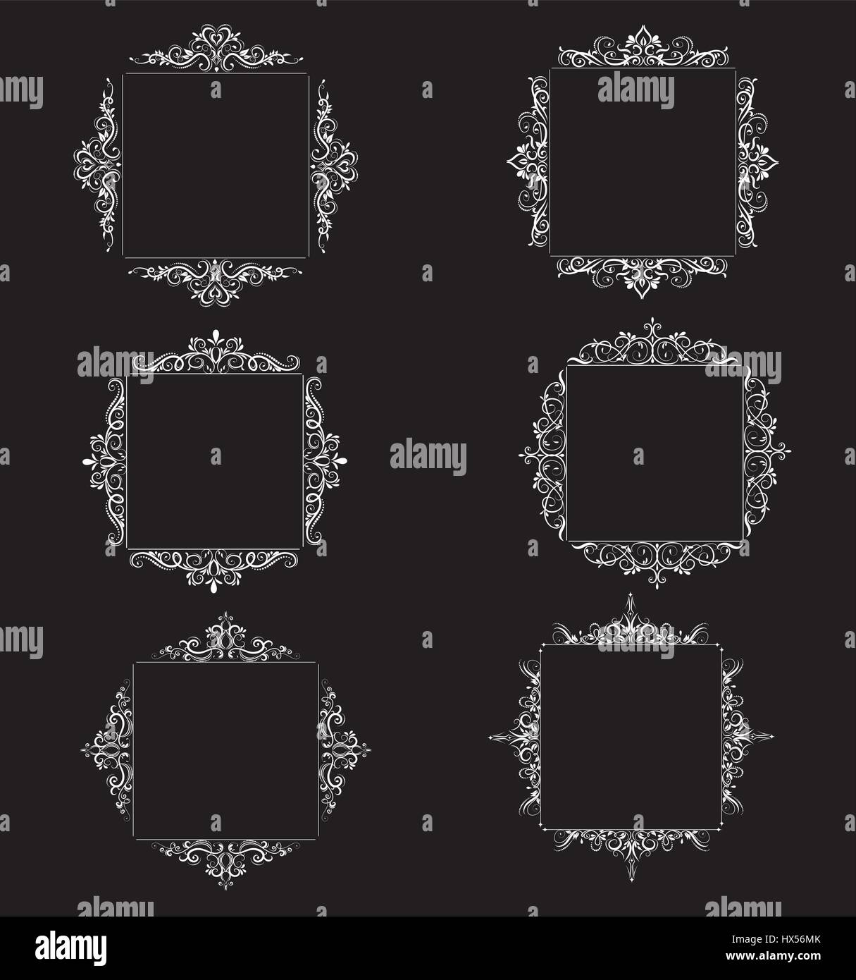 Vintage baroque frame Stock Vector Image & Art - Alamy