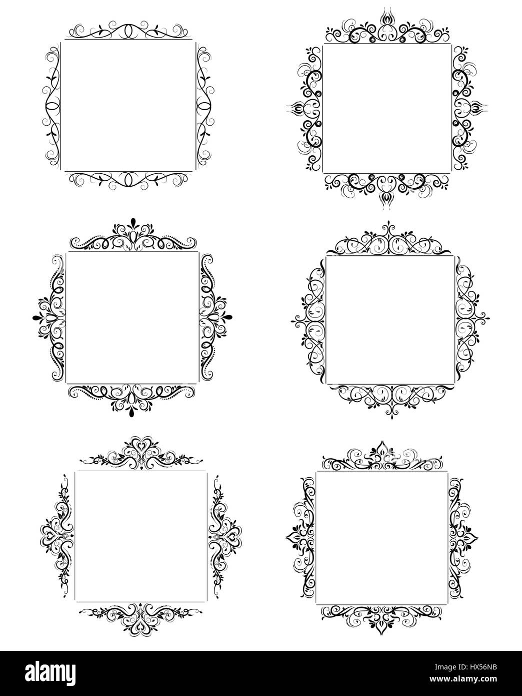 Vintage baroque frame Stock Vector Image & Art - Alamy