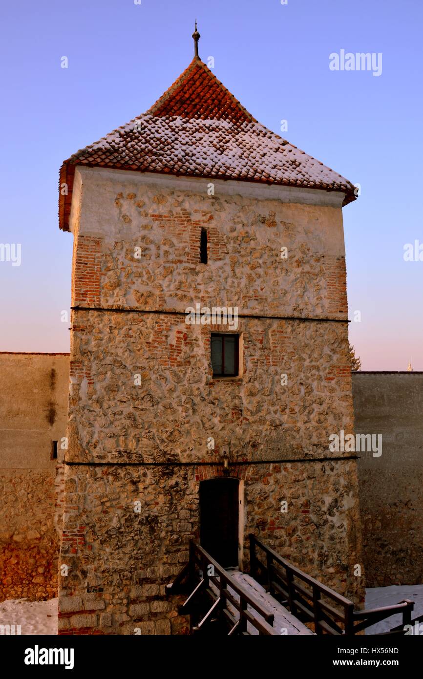 Typical urban landscape of the city Brasov, a town situated in ...