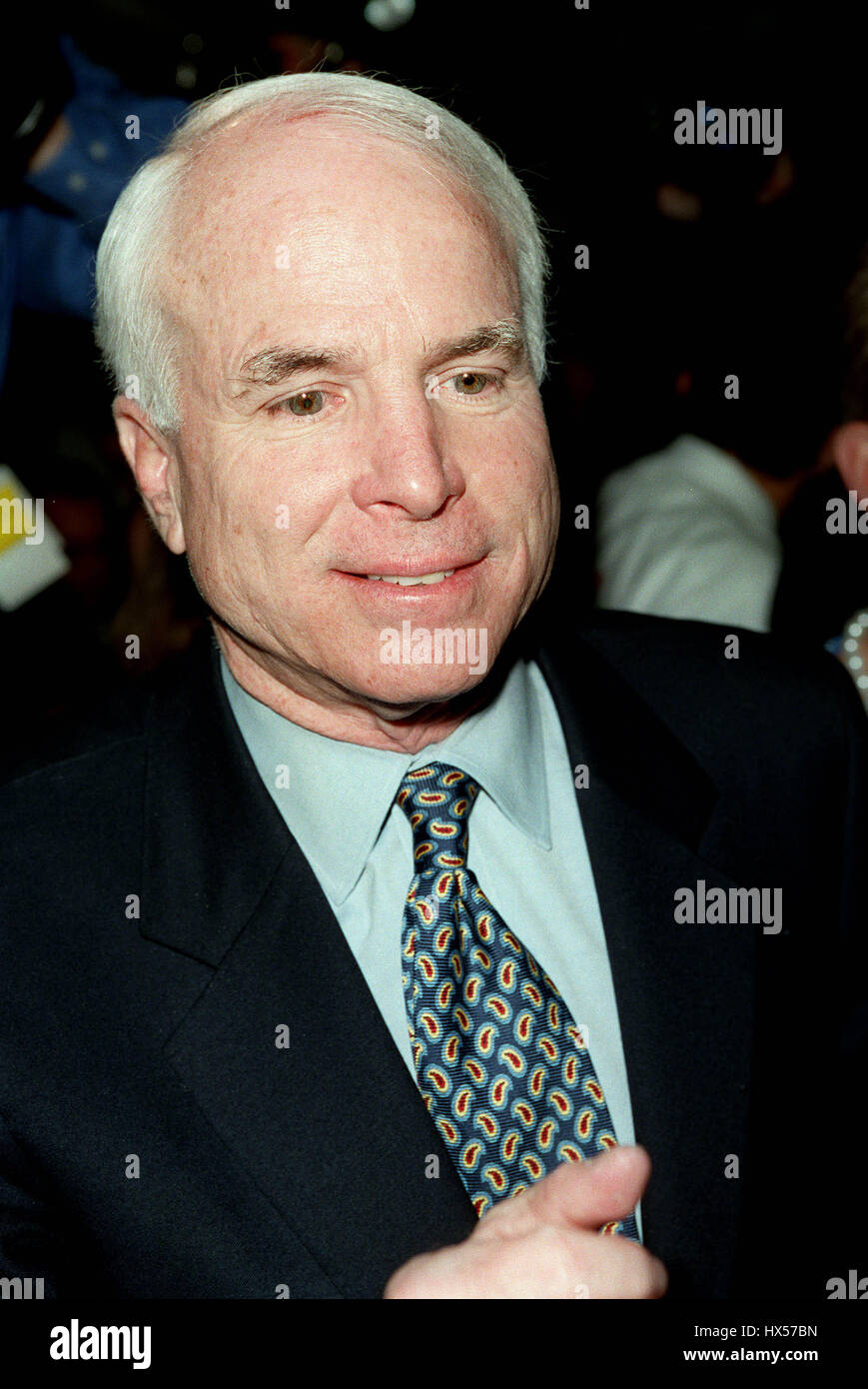 JOHN MCCAIN 2000 US PRESIDENTIAL CANDIDATE 22 February 2000 Stock Photo ...