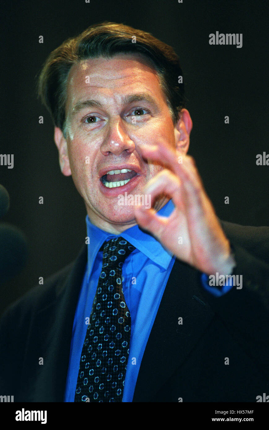 MICHAEL PORTILLO CONSERVATIVE PARTY 17 October 1999 Stock Photo - Alamy