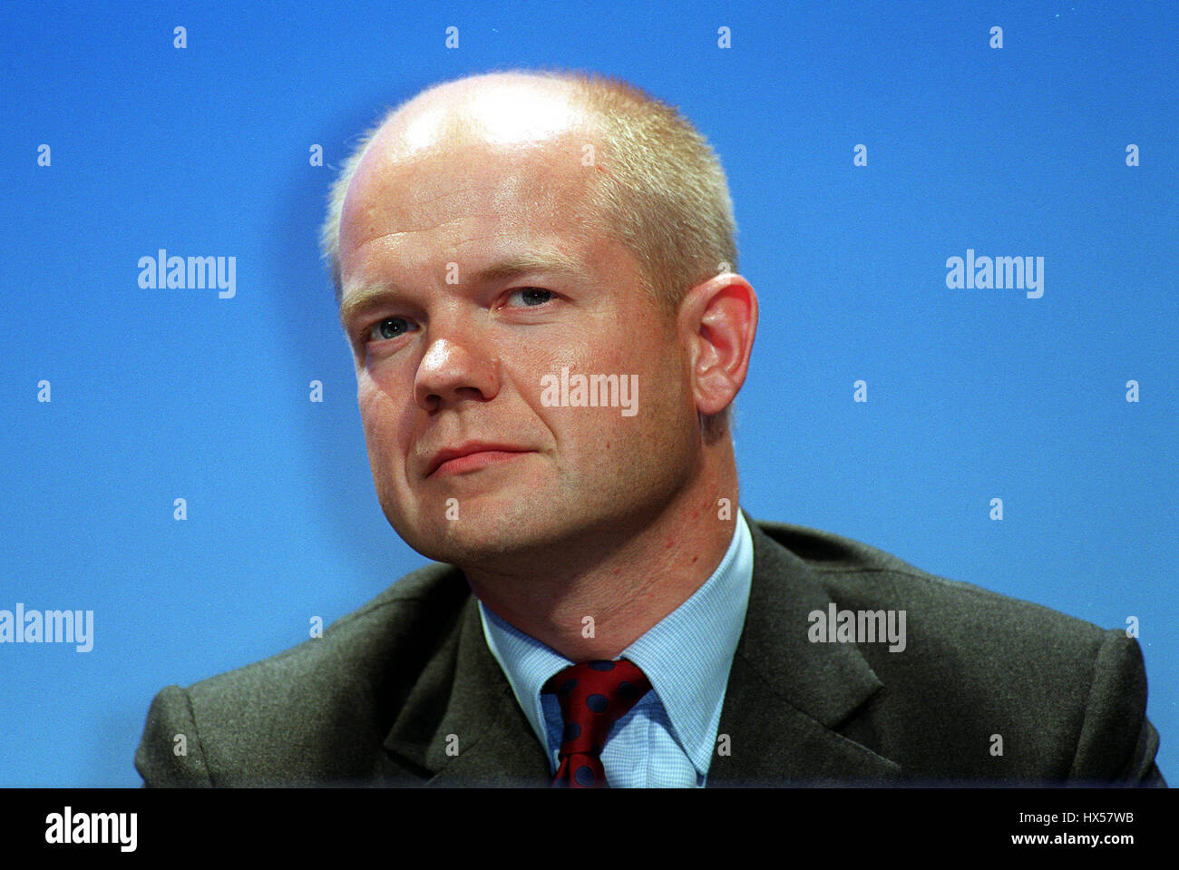 WILLIAM HAGUE MP CONSERVATIVE PARTY LEADER 17 October 1999 Stock Photo ...