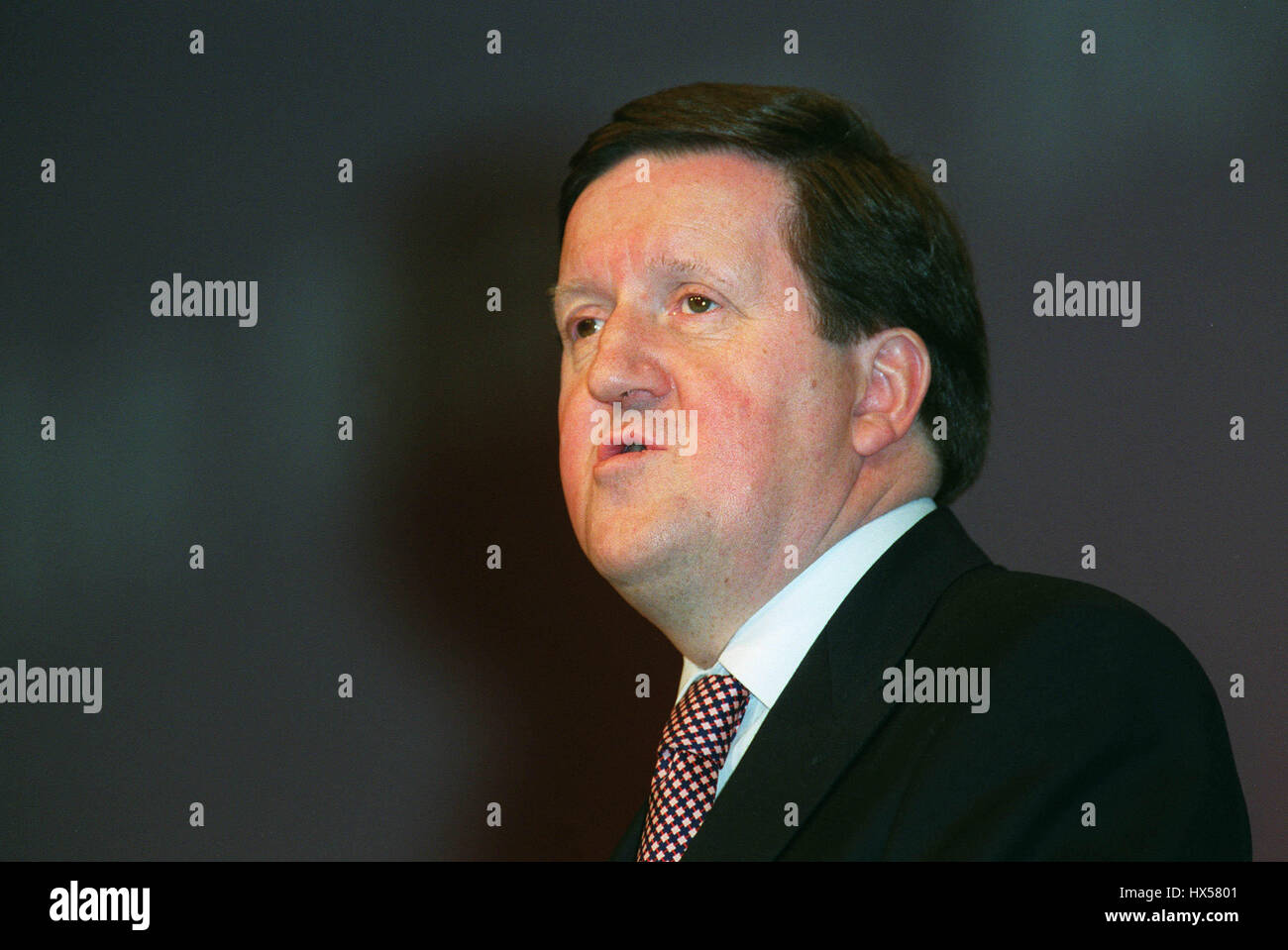 Secretary of state for defence george robertson hi-res stock ...