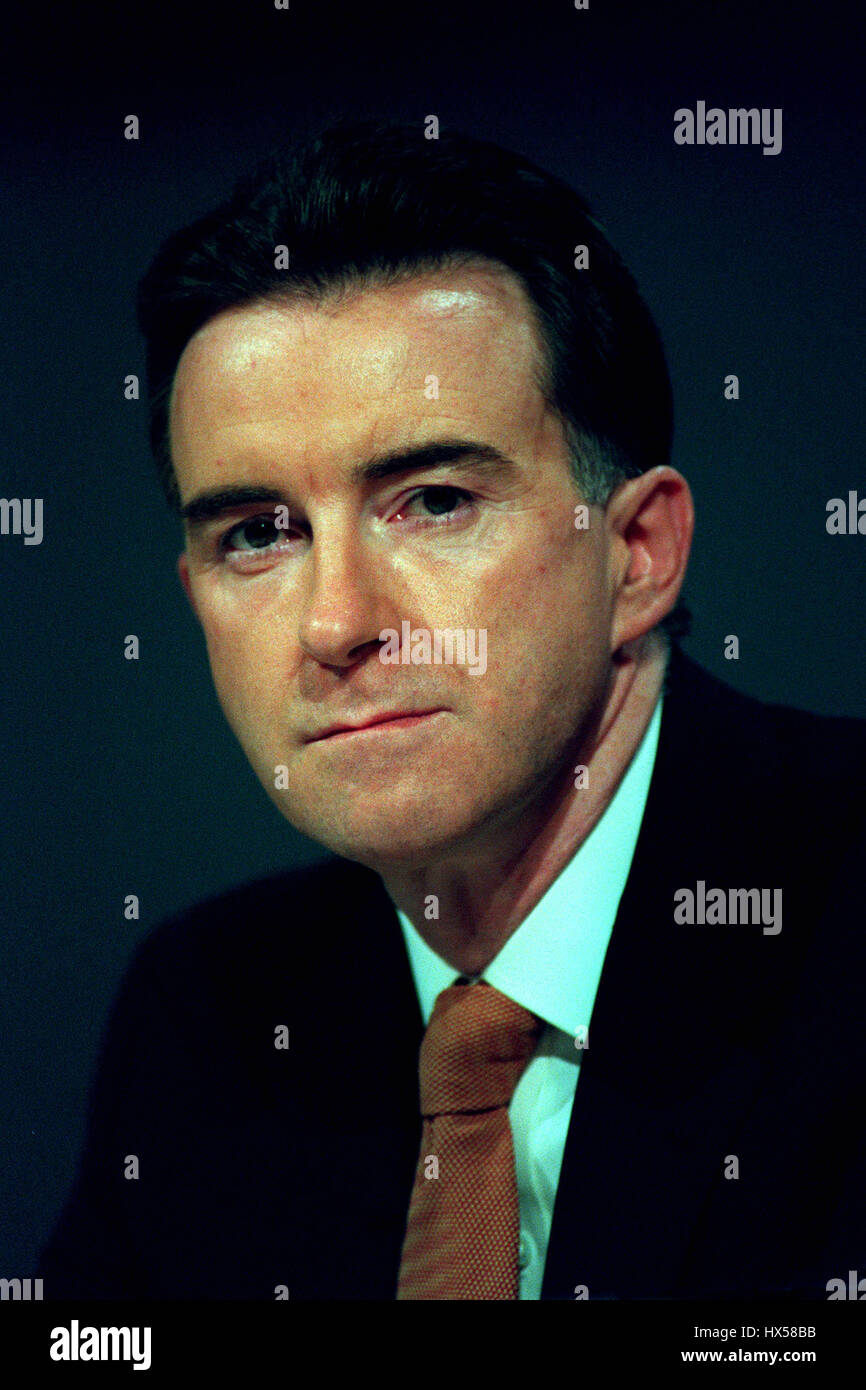 PETER MANDELSON MP SEC. STATE TRADE & INDUSTRY 12 October 1998 Stock ...