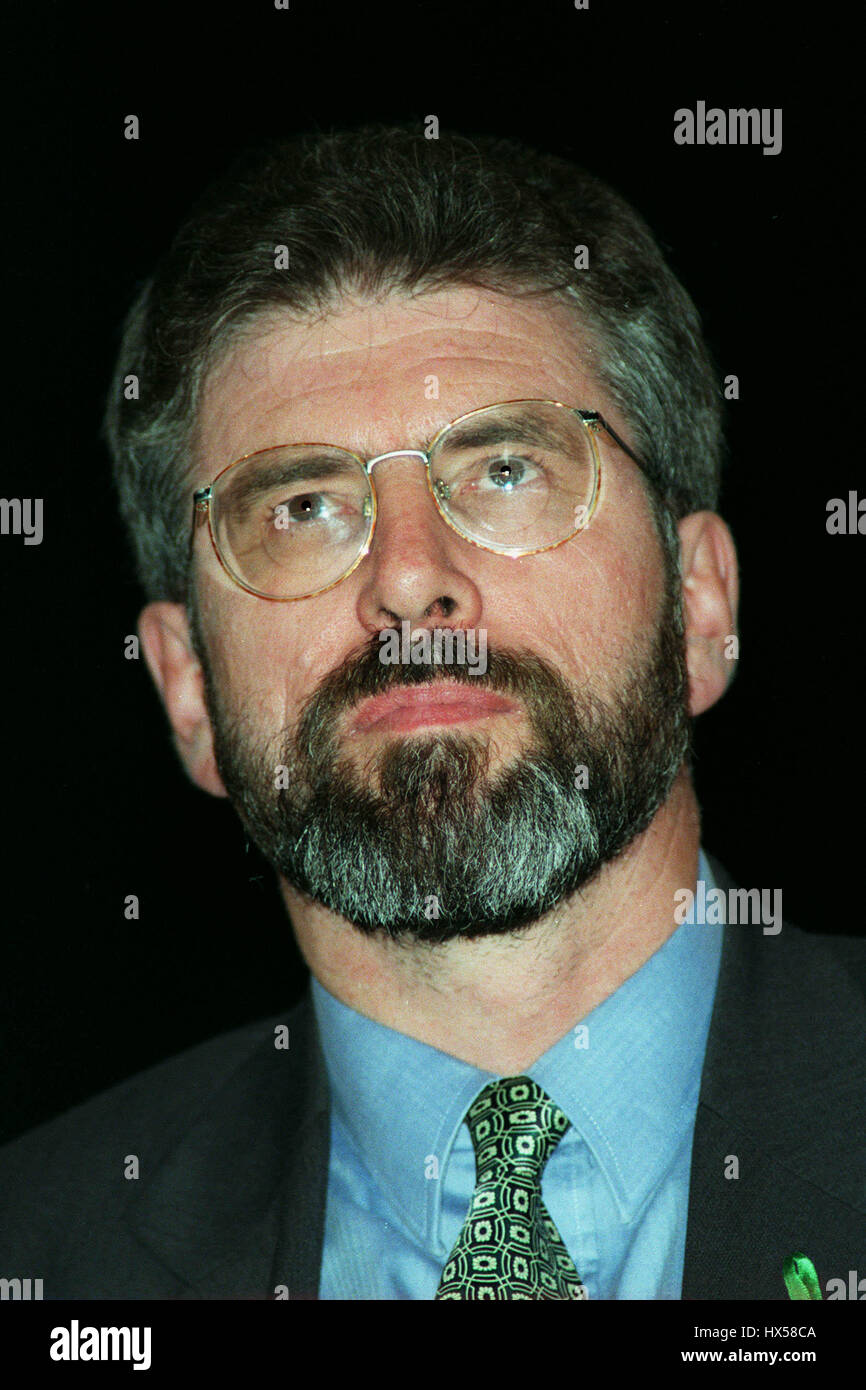GERRY ADAMS PRESIDENT OF SINN FEIN 12 October 1998 Stock Photo - Alamy