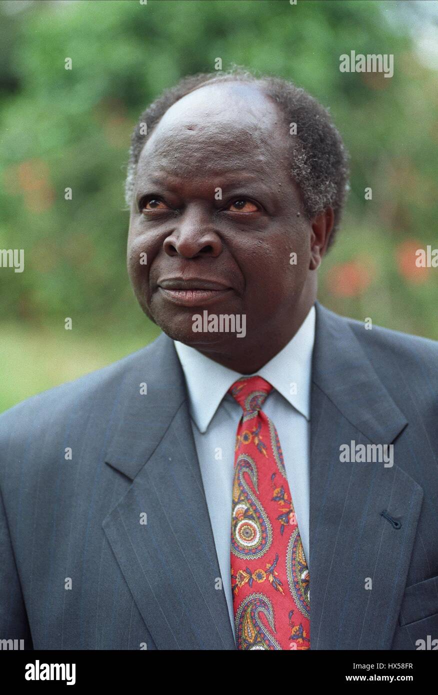 MWAI KIBAKI KENYAN PRESIDENTIAL CANDIDATE 19 December 1997 Stock Photo ...