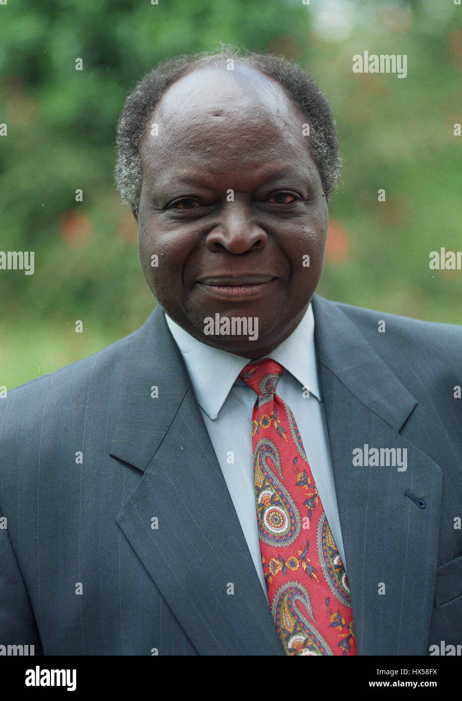MWAI KIBAKI KENYAN PRESIDENTIAL CANDIDATE 19 December 1997 Stock Photo ...