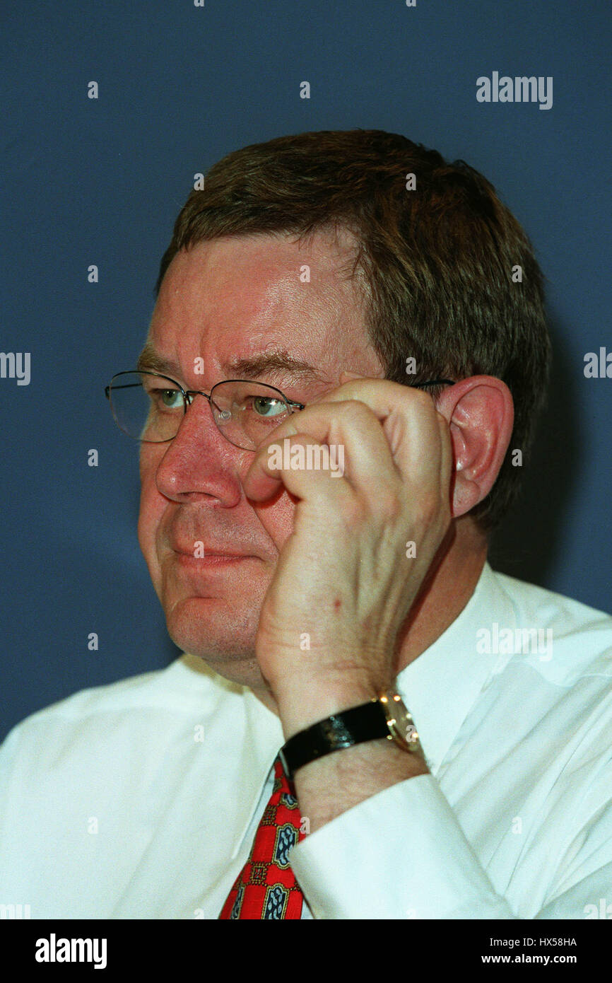 POUL NYRUP RASMUSSEN PRIME MINISTER OF DENMARK 13 July 1998 Stock Photo ...