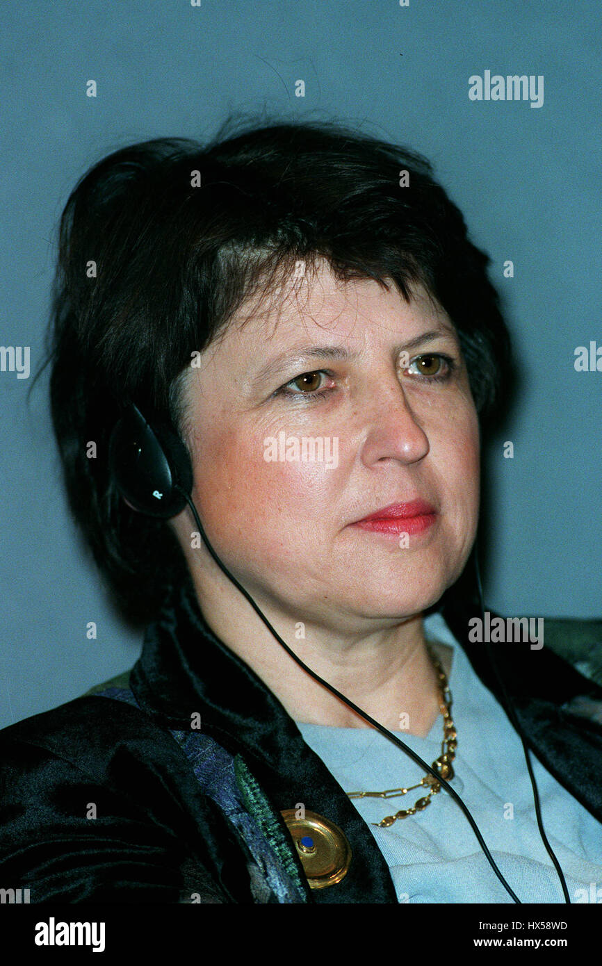 MARTINE AUBRY FRENCH EMPLOYMENT MINISTER 26 February 1998 Stock Photo ...