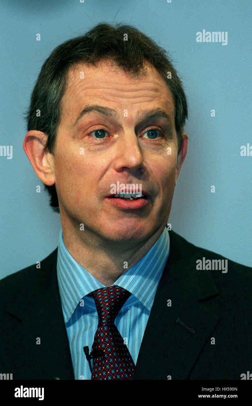 TONY BLAIR MP PRIME MINISTER 11 February 1998 Stock Photo - Alamy