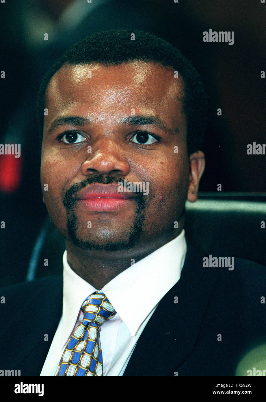 H.M. KING MSWATI III KING OF SWAZILAND 17 December 1997 Stock Photo - Alamy