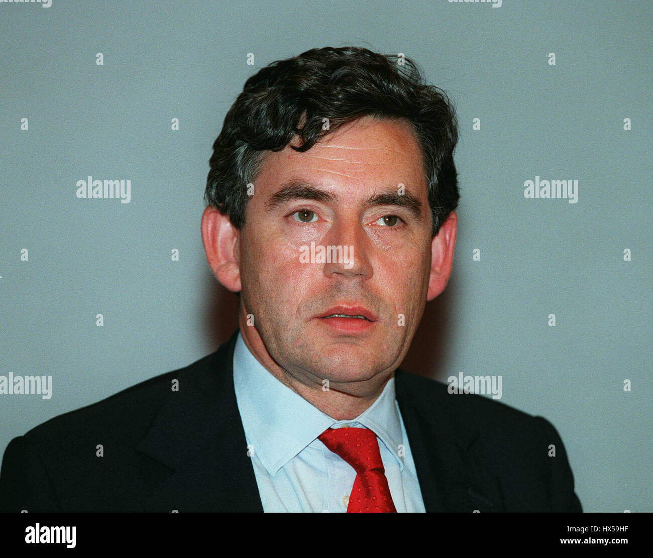 GORDON BROWN MP CHANCELLOR OF THE EXCHEQUER 30 October 1997 Stock Photo ...