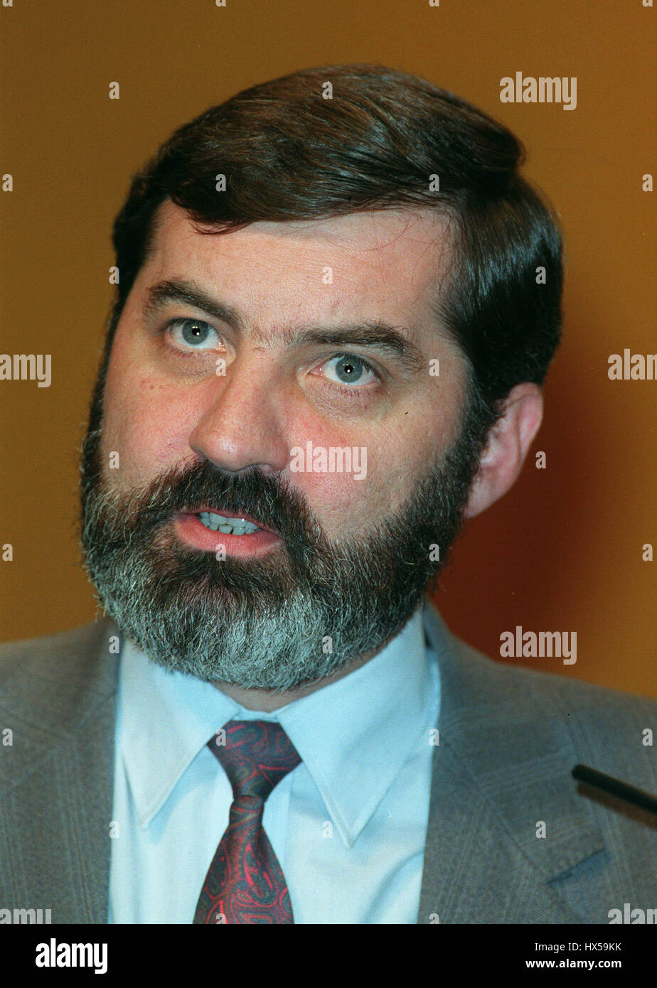 JOHN ALDERDICE LEADER OF THE ALLIANCE PARTY 17 October 1997 Stock Photo ...