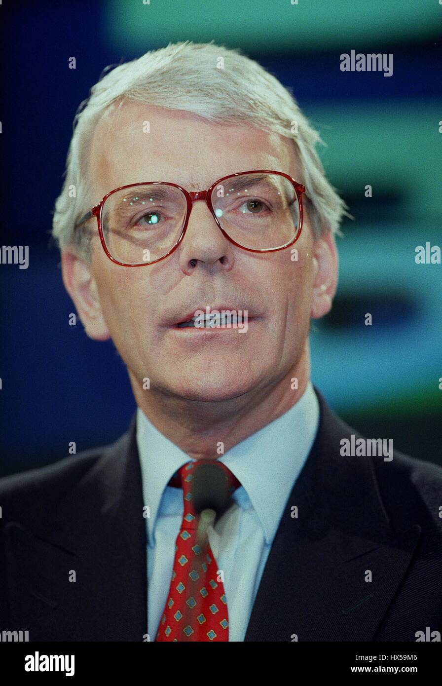 JOHN MAJOR MP CONSERVATIVE PARTY 20 April 1997 Stock Photo - Alamy