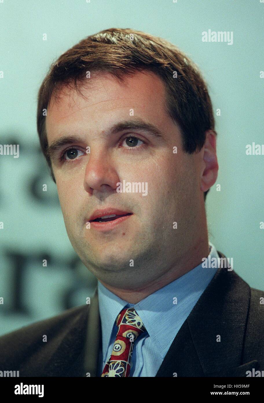 MATHEW TAYLOR MP LIBERAL DEMOCRAT PARTY TRURO 20 April 1997 Stock Photo ...