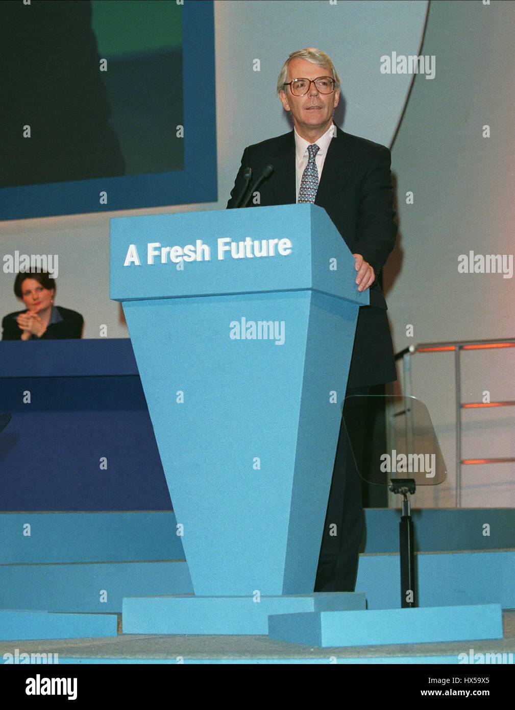 JOHN MAJOR MP CONSERVATIVE PARTY HUNTINGDON 16 October 1997 Stock Photo ...