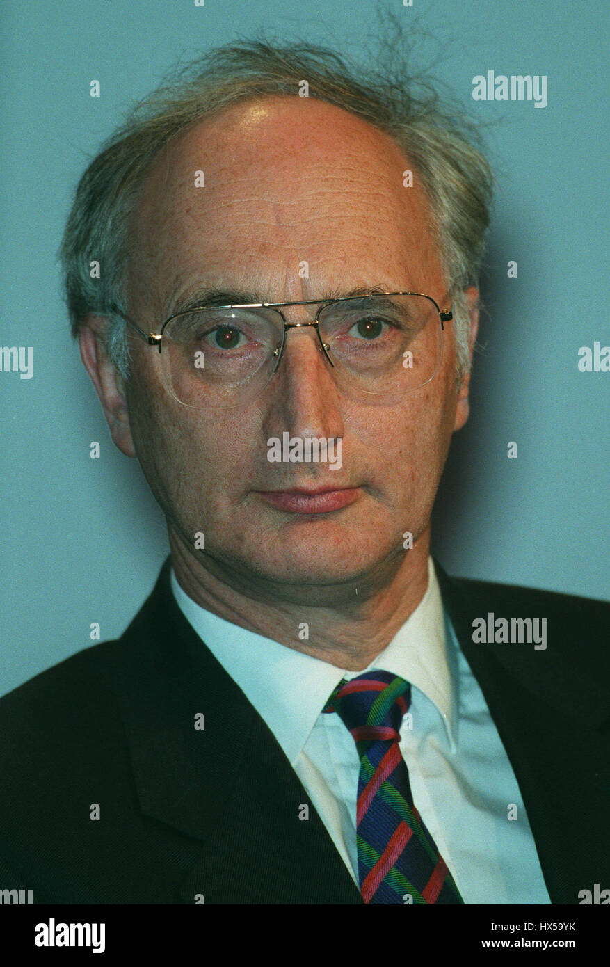 SIR GEORGE YOUNG BT MP SHADOW DEFENCE SEC. 15 October 1997 Stock Photo ...