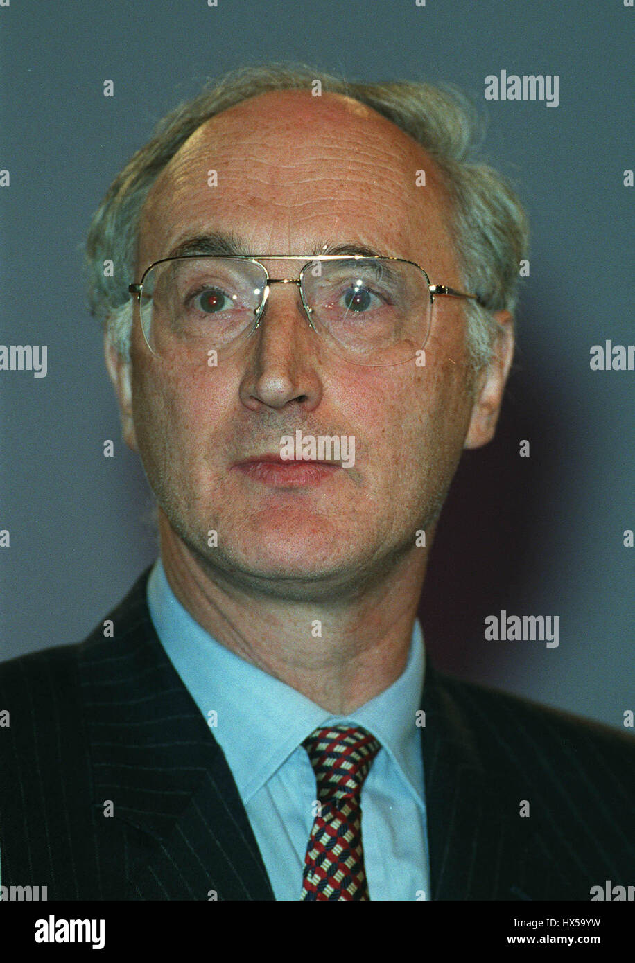 SIR GEORGE YOUNG BT MP SHADOW DEFENCE SEC. 15 October 1997 Stock Photo ...