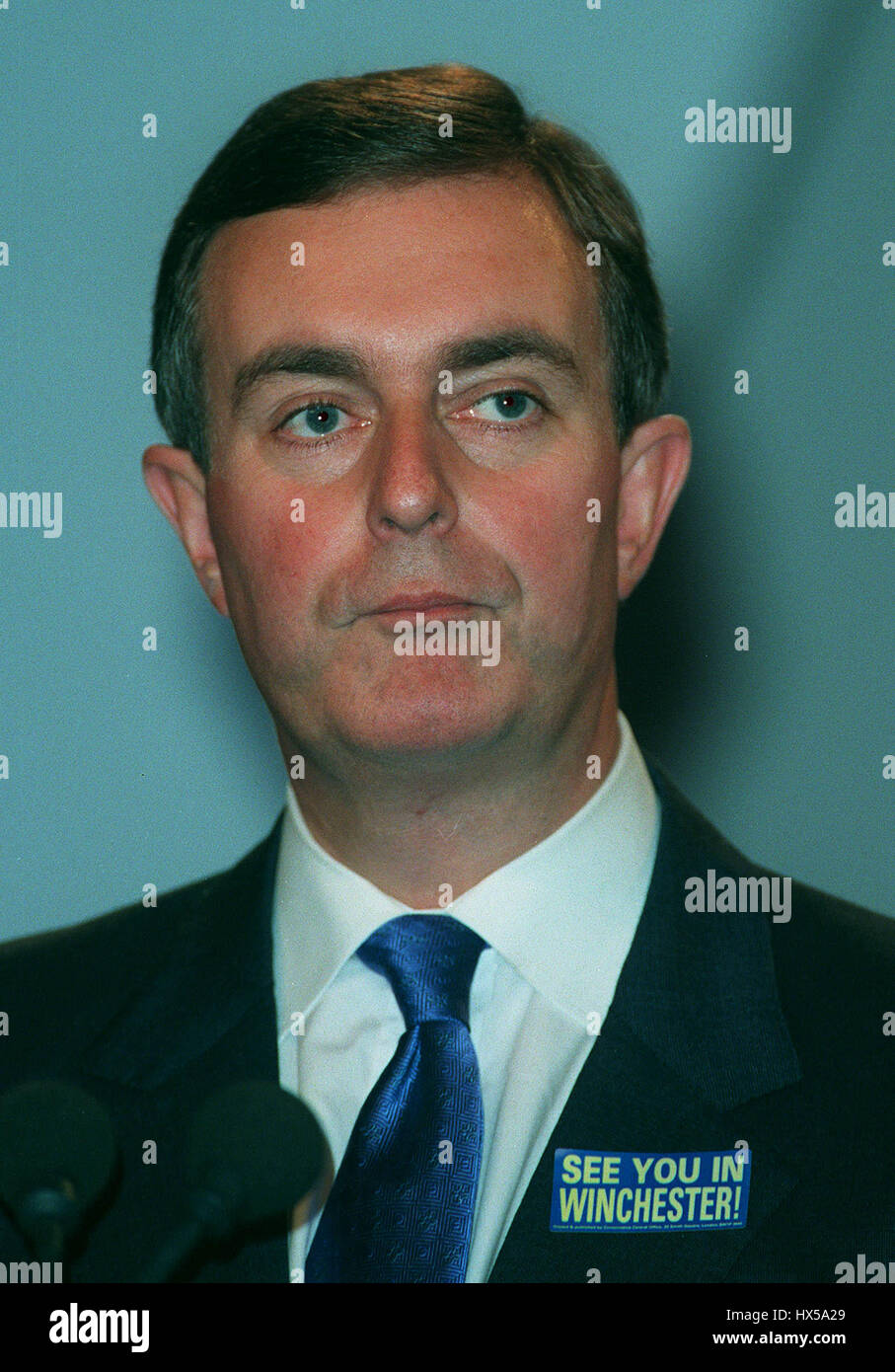 GERRY MALONE COSERVATIVE PARTY WINCHESTER 15 October 1997 Stock Photo ...