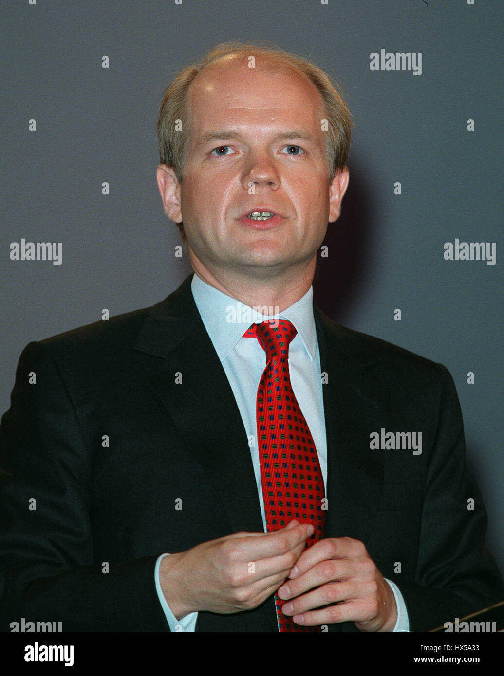 WILLIAM HAGUE MP CONSERVATIVE PARTY LEADER 15 October 1997 Stock Photo ...