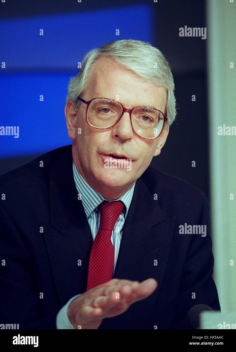 JOHN MAJOR MP CONSERVATIVE PARTY 22 April 1997 Stock Photo - Alamy