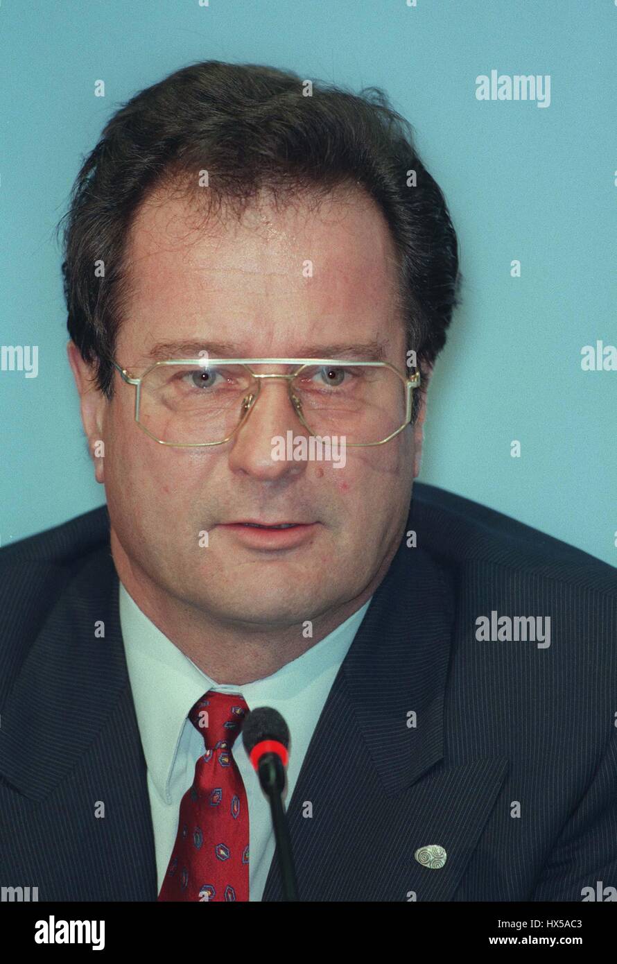 KLAUS KINKEL FOREIGN MINISTER OF GERMANY 16 December 1996 Stock Photo ...