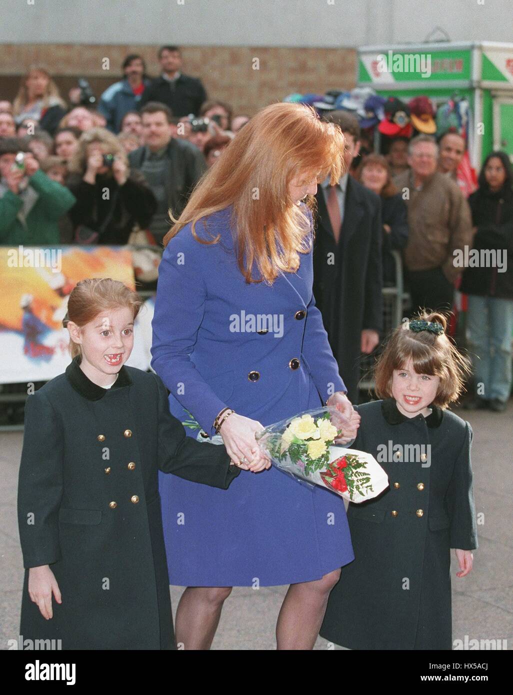 HRH PRINCESS BEATRICE EUGENIE & MOTHER SARAH FERGUSON 19 February 1996 ...