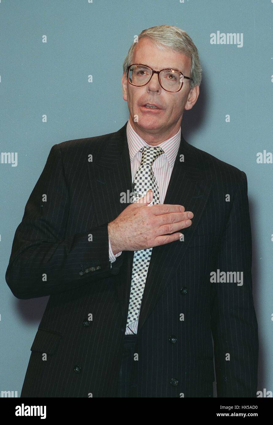 JOHN MAJOR MP PRIME MINISTER 17 October 1996 Stock Photo - Alamy