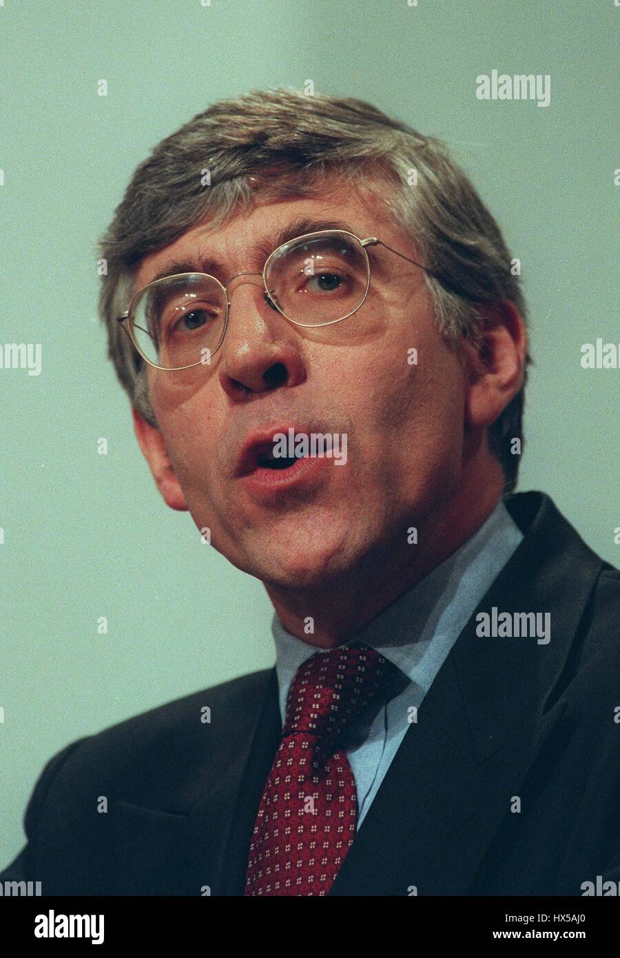JACK STRAW MP SHADOW HOME MINISTER 14 October 1996 Stock Photo - Alamy
