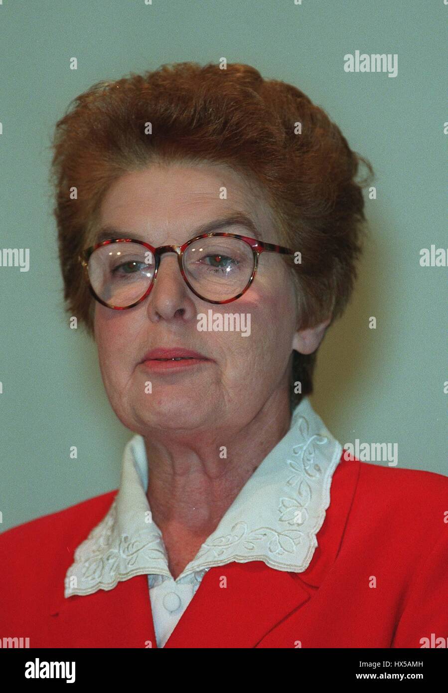 JOAN LESTOR MP LABOUR PARTY ECCLES 07 October 1996 Stock Photo - Alamy