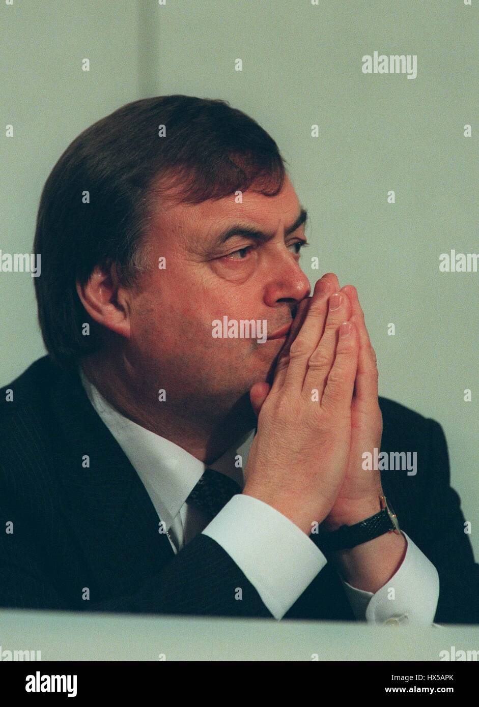 JOHN PRESCOTT MP DEPUTY LABOUR LEADER 02 October 1996 Stock Photo - Alamy
