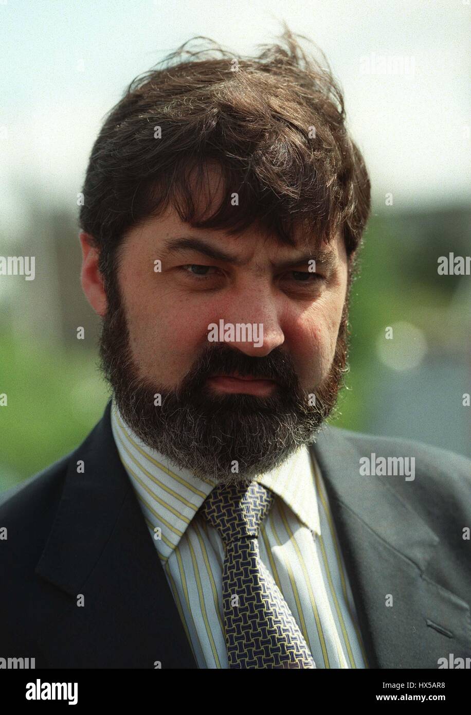 JOHN ALDERDICE LEADER OF THE ALLIANCE PARTY 20 August 1996 Stock Photo ...
