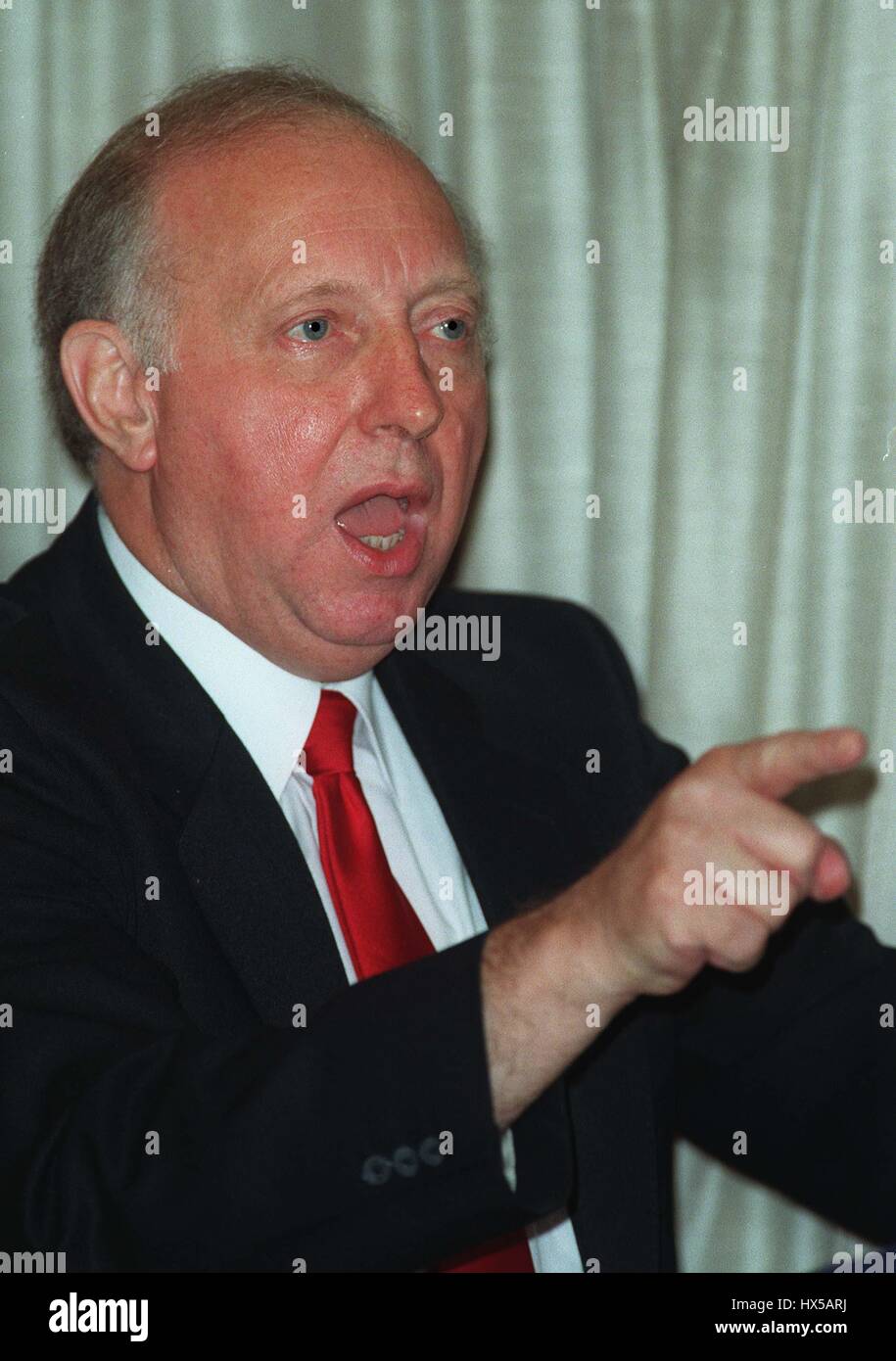 ARTHUR SCARGILL N.U.M. PRESIDENT 11 July 1996 Stock Photo - Alamy