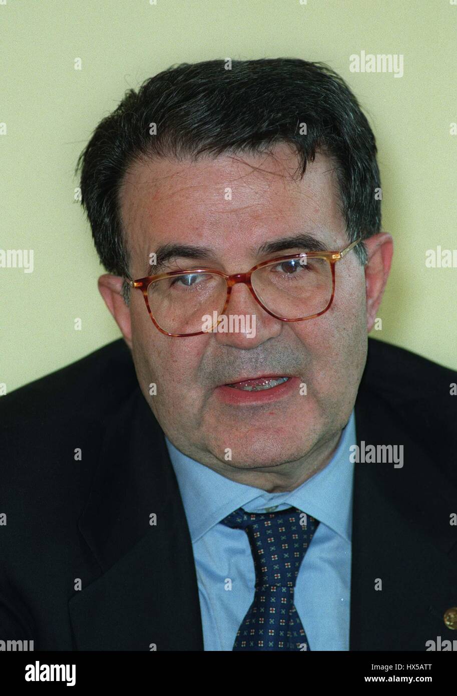 ROMANI PRODI PRIME MINISTER OF ITALY 01 July 1996 Stock Photo - Alamy