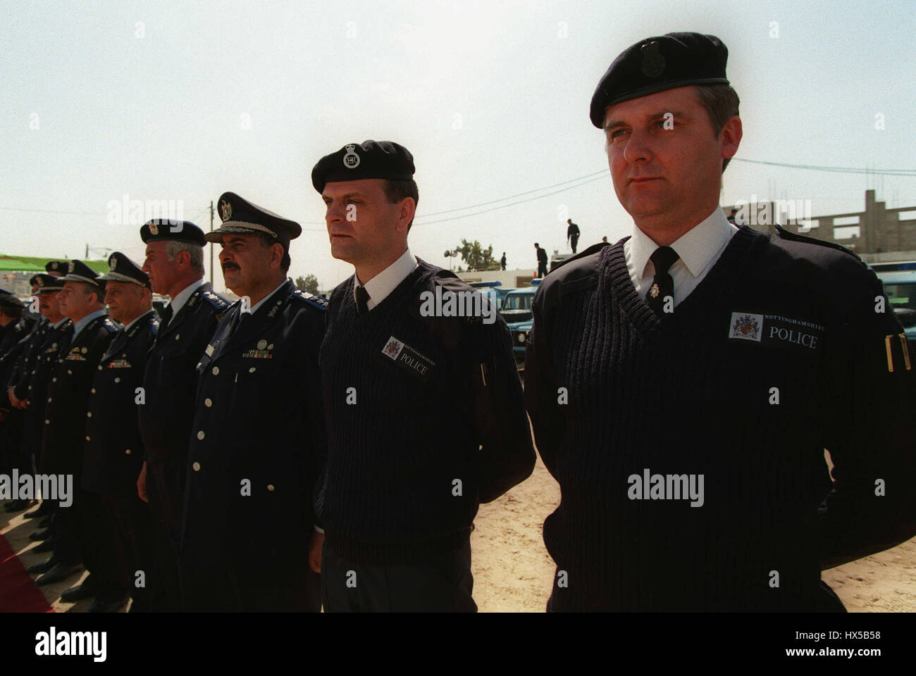 SGT. PRICE & PC HOULDSWORTH WITH GAZA POLICE GENERALS 29 March 1995 ...