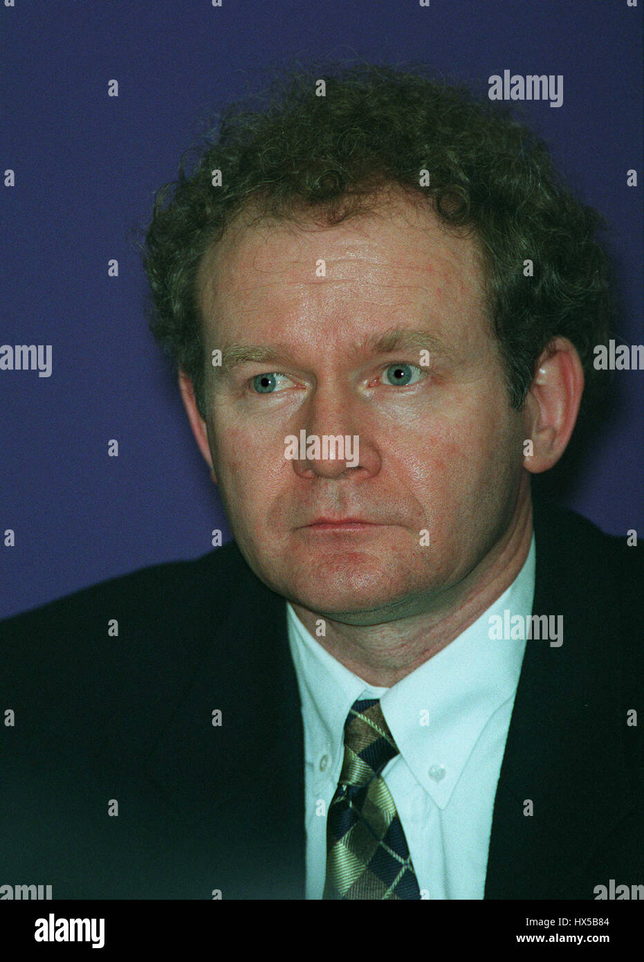 MARTIN MCGUINNESS SINN FEIN PARTY 27 February 1995 Stock Photo - Alamy