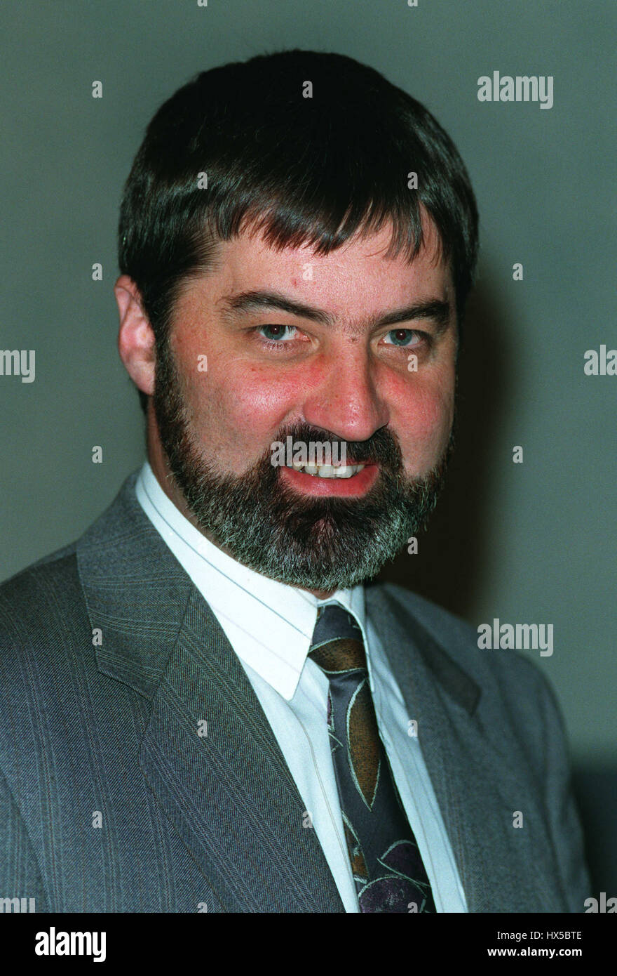 JOHN ALDERDICE LEADER OF THE ALLIANCE PARTY 19 October 1994 Stock Photo ...