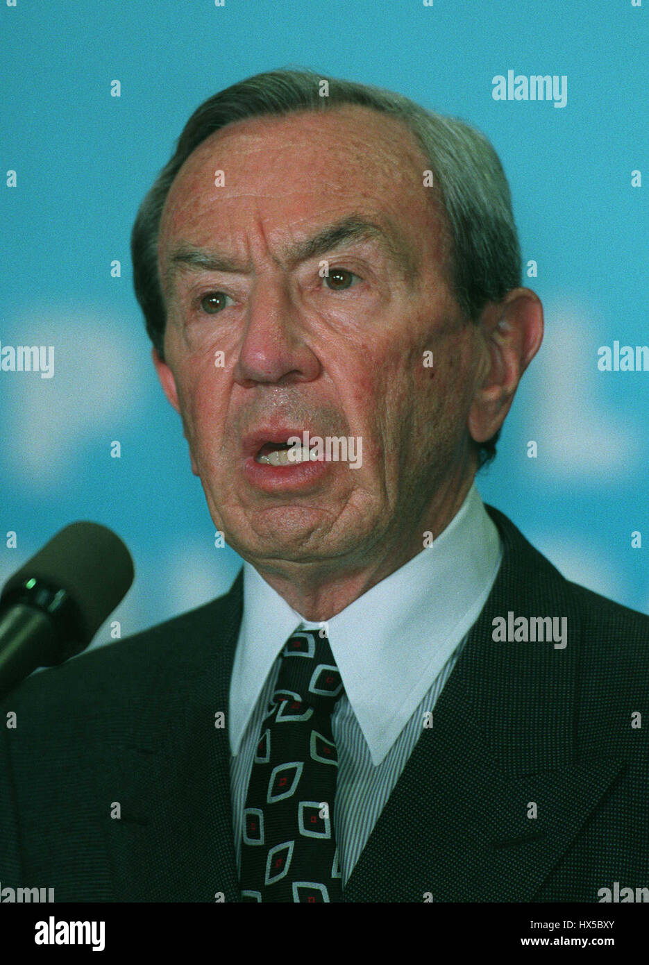 WARREN CHRISTOPHER SECRETARY OF STATE U.S.A. 12 July 1994 Stock Photo ...