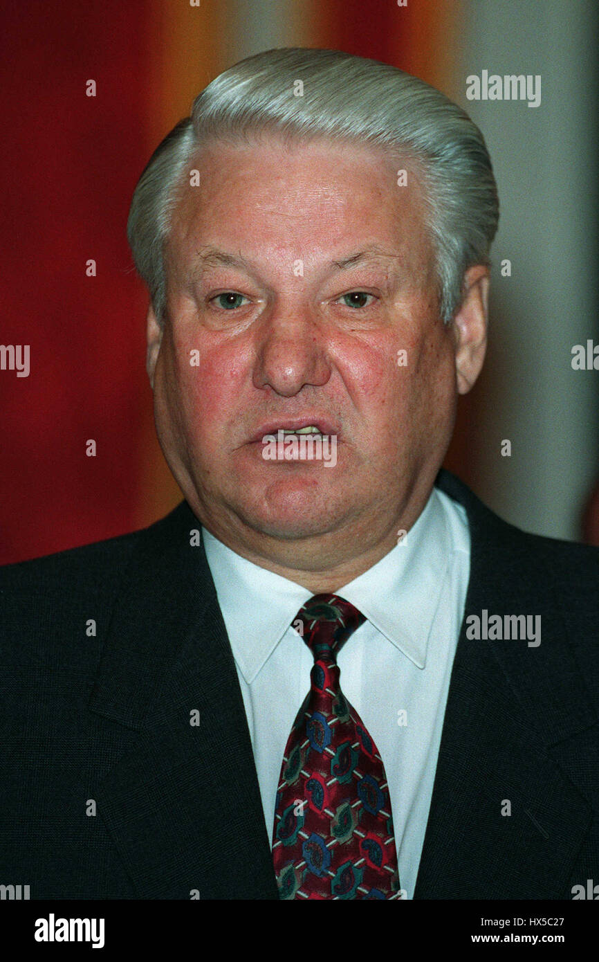 BORIS YELTSIN PRESIDENT OF RUSSIA 18 February 1994 Stock Photo - Alamy