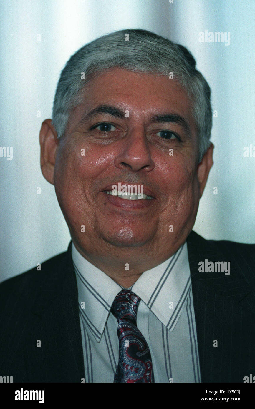 MANUEL ESQUIVEL PRIME MINISTER OF BELIZE 27 October 1993 Stock Photo ...