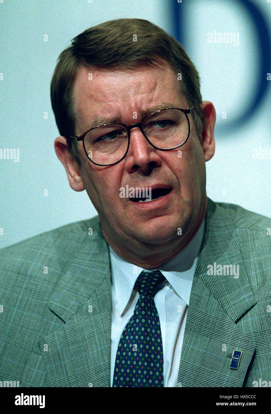 POUL NYRUP RASMUSSEN PRIME MINISTER OF DENMARK 01 July 1993 Stock Photo ...