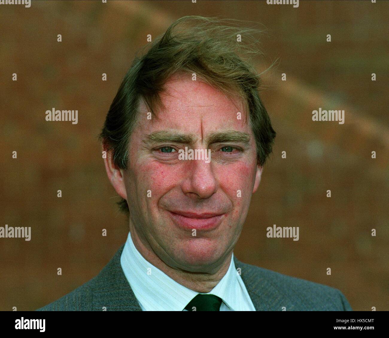 IVAN LAWRENCE QC MP CONSERVATIVE PARTY BURTON 08 July 1991 Stock Photo ...
