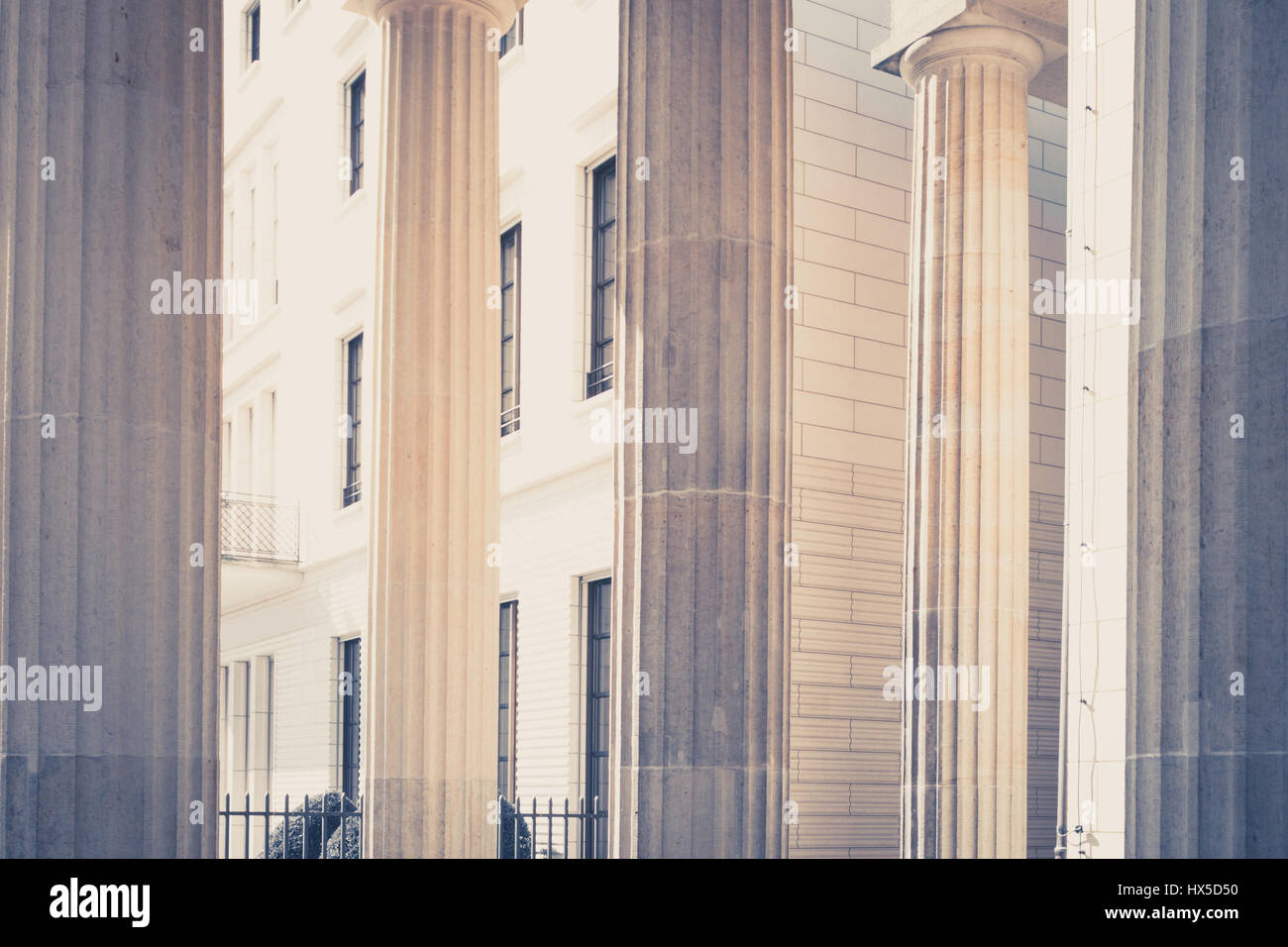 columns and architecture details - building facade Stock Photo - Alamy