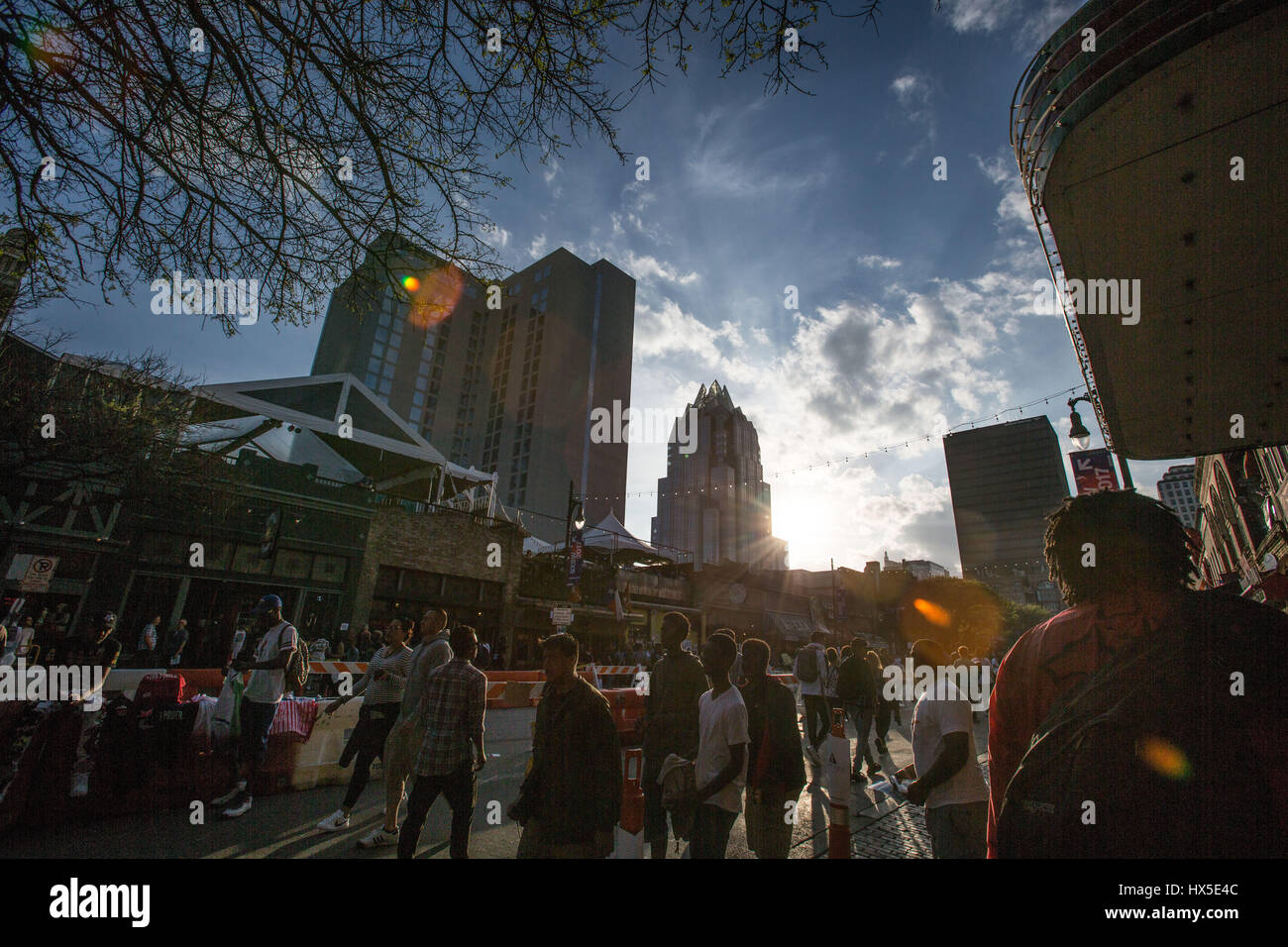 Austin 6th street hi-res stock photography and images - Alamy