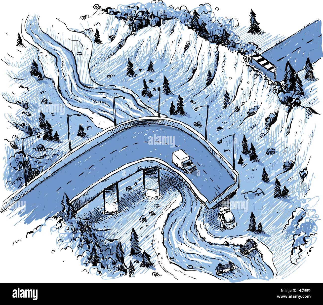 Funny disaster Stock Vector Images - Alamy