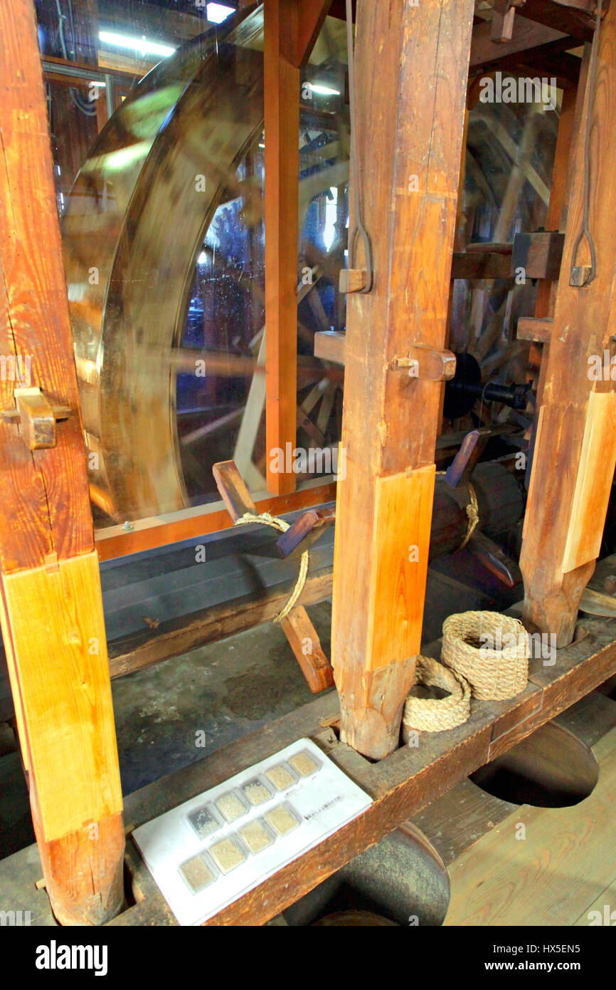 Historical watermill interior hi-res stock photography and images - Alamy