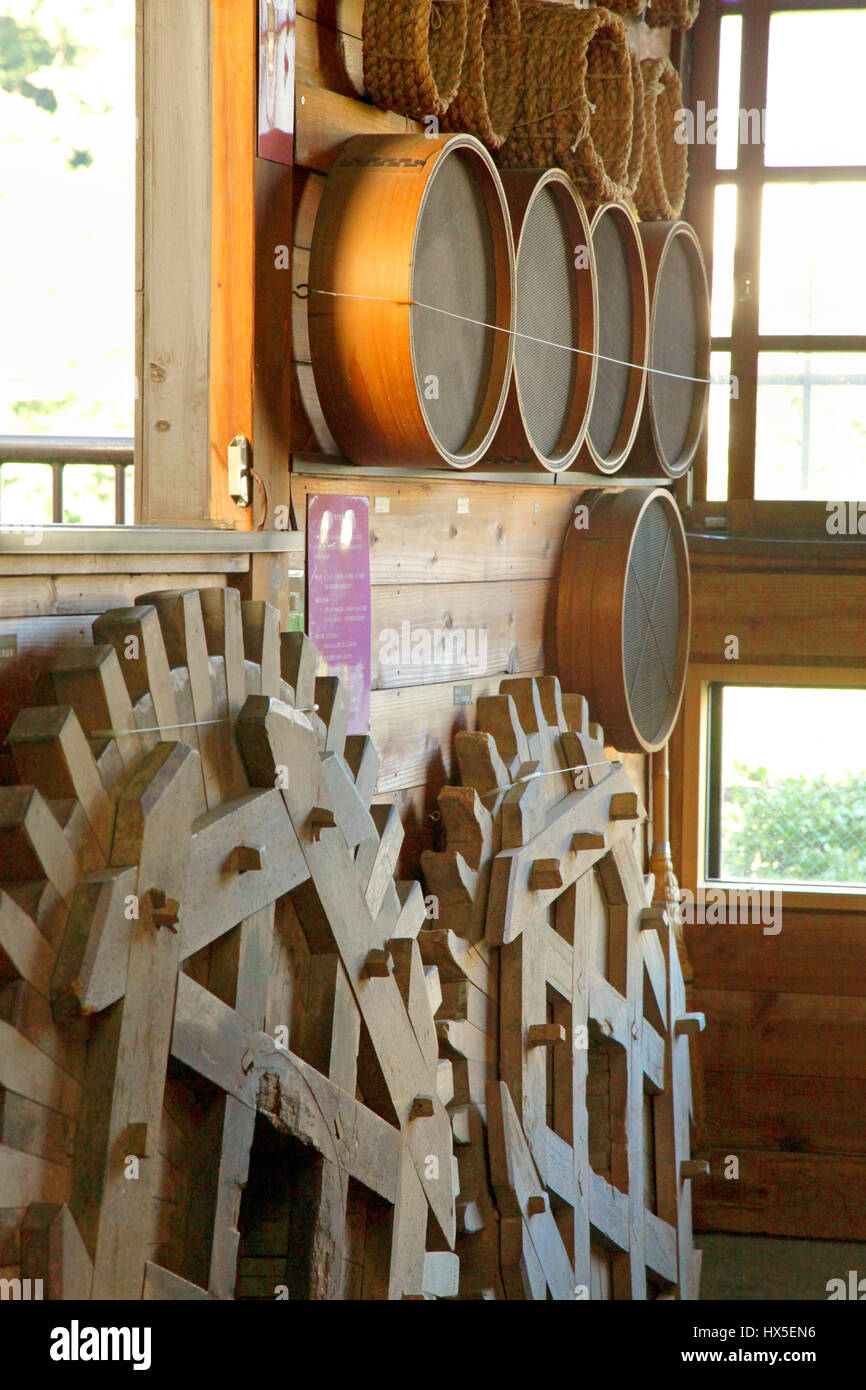 Historical watermill interior hi-res stock photography and images - Alamy